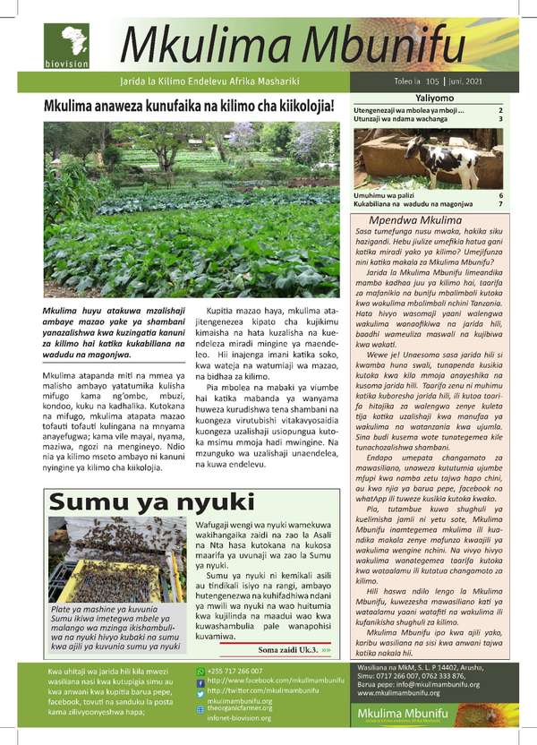 MkM Toleo la 105 | ECHOcommunity.org