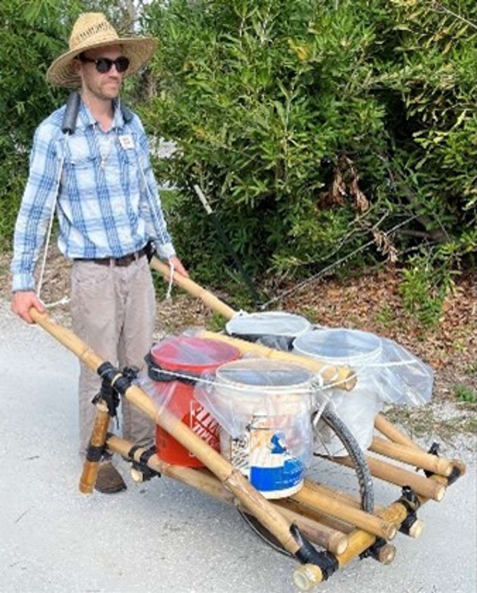 Bamboo Load-Centered Wheelbarrow | ECHOcommunity.org