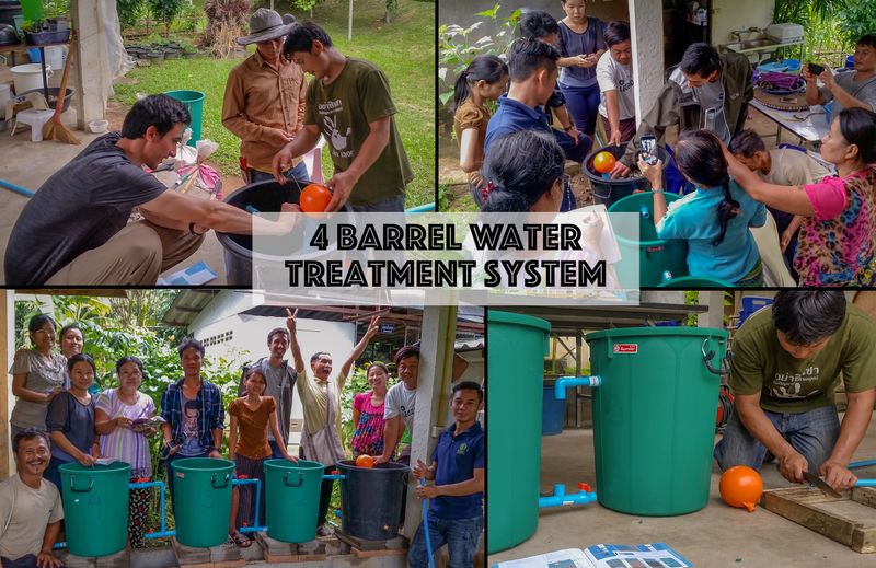 Biochar barrel water filtration system | ECHOcommunity.org