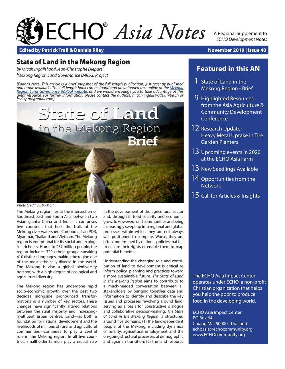 AN Issue #40 | ECHOcommunity.org