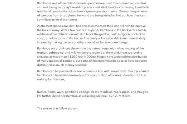 Bamboo Construction | ECHOcommunity.org