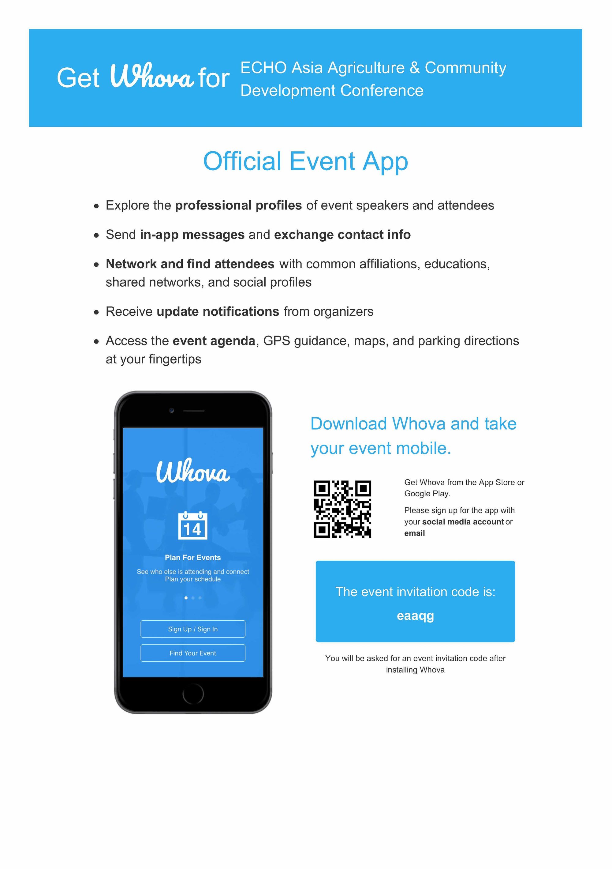 Improving Lives Whova App | ECHOcommunity.org