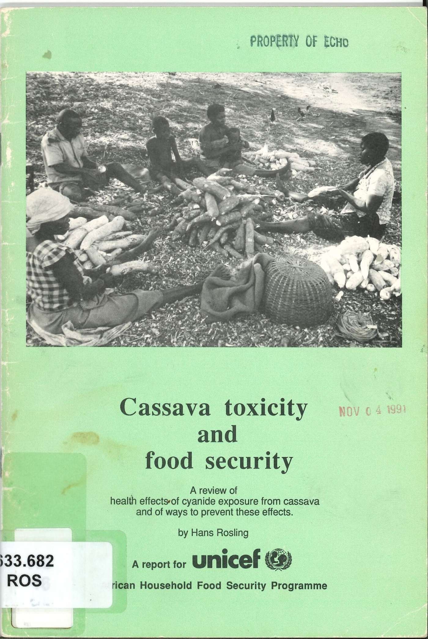Cassava Toxicity and Food Security: A Review of Health Effects of ...