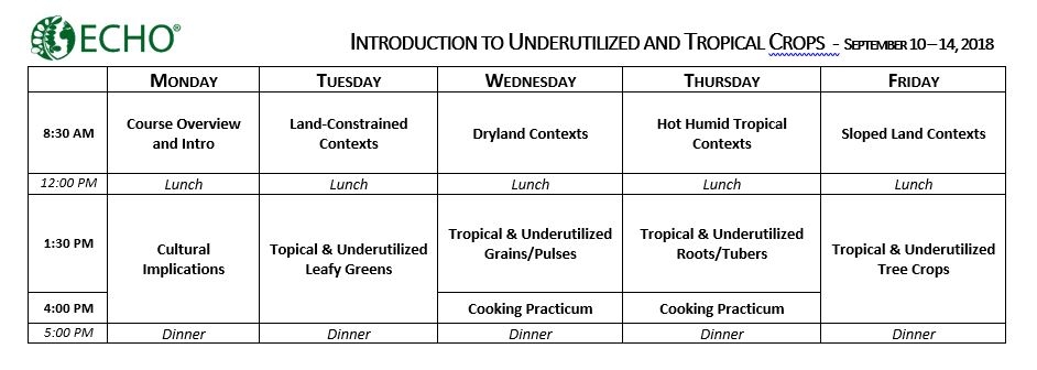 Course Promo_UTC Schedule | ECHOcommunity.org