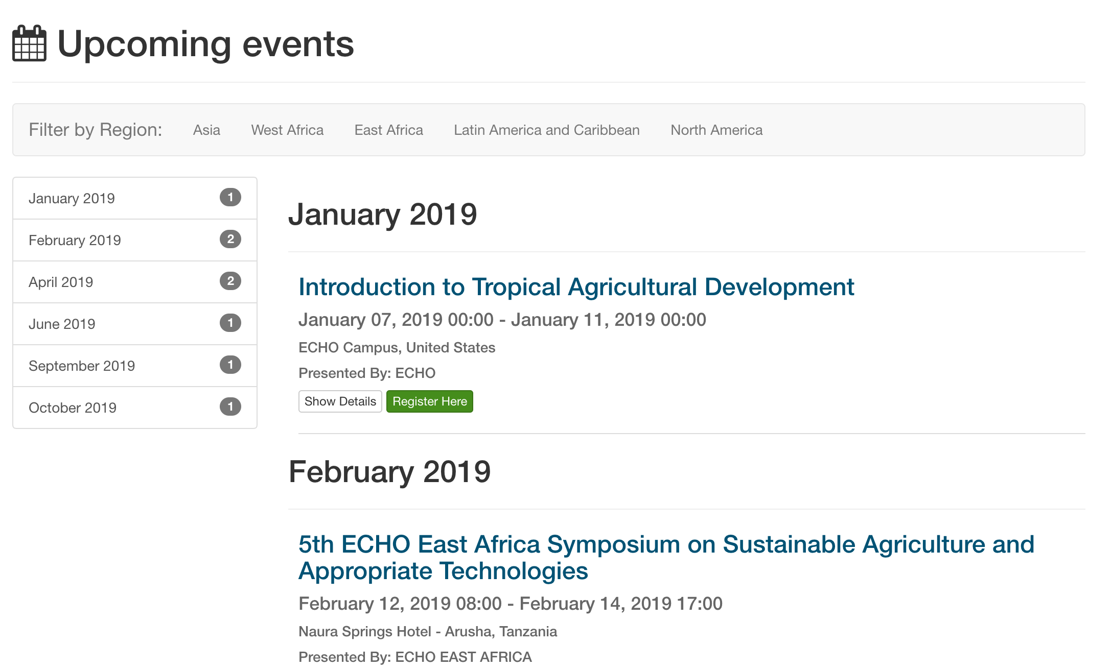 Calendar Preview Thumbnail | ECHOcommunity.org