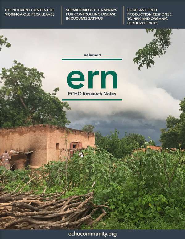 ECHO Research Notes Volume 1 | ECHOcommunity.org