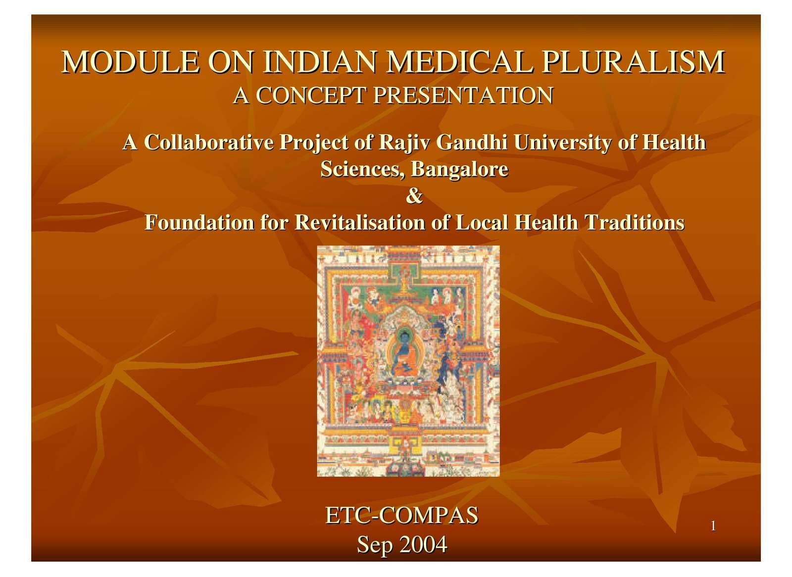 Book 018 Module on Indian Medical Pluralism: A Concept Presentation ...