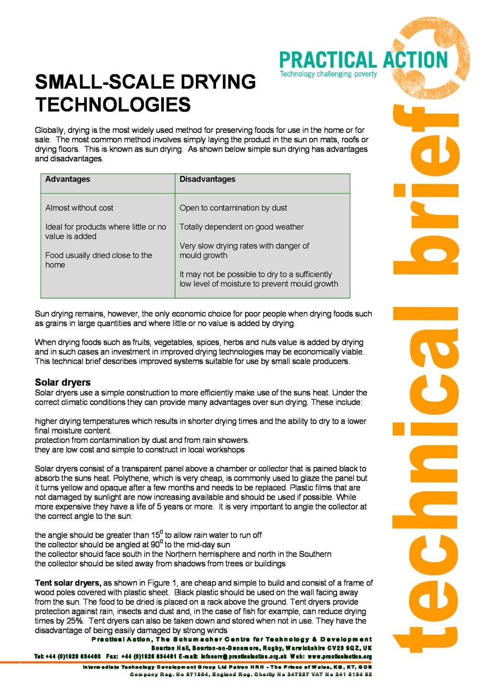 Practical Action: Technology Challenging Poverty | ECHOcommunity.org
