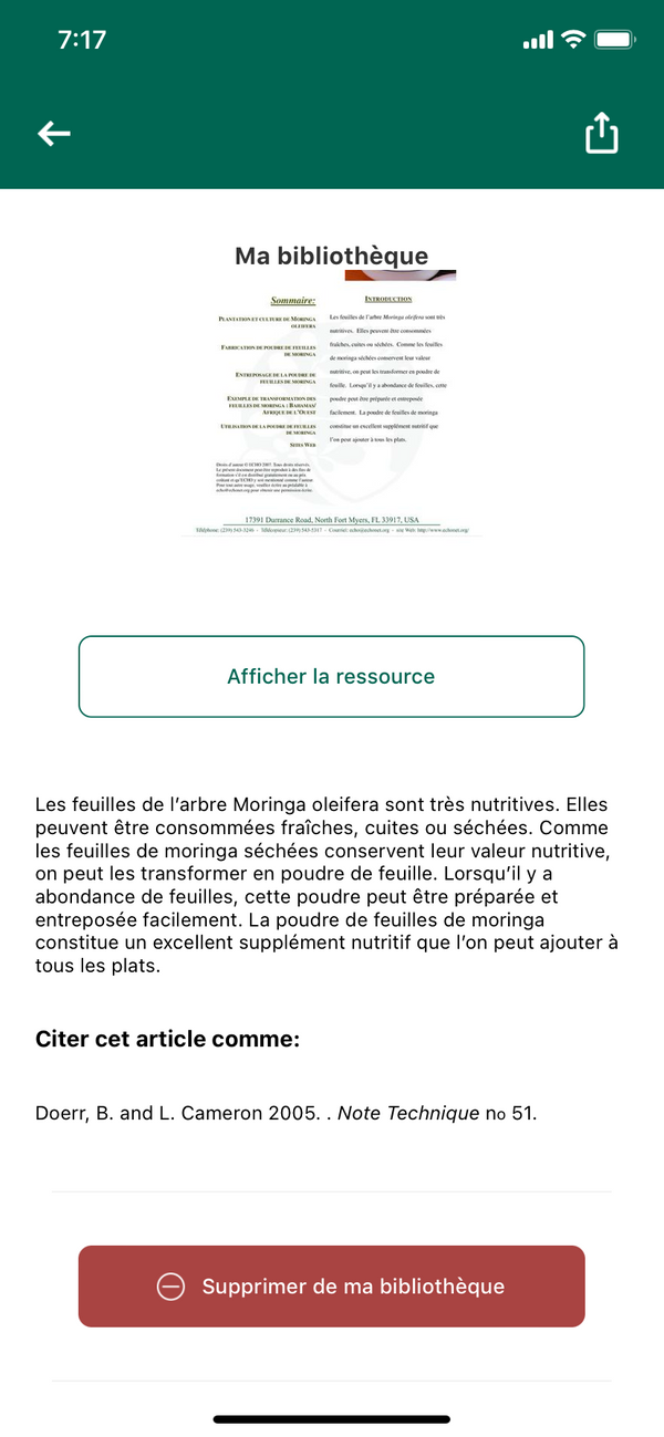 EC App French delete normal | ECHOcommunity.org