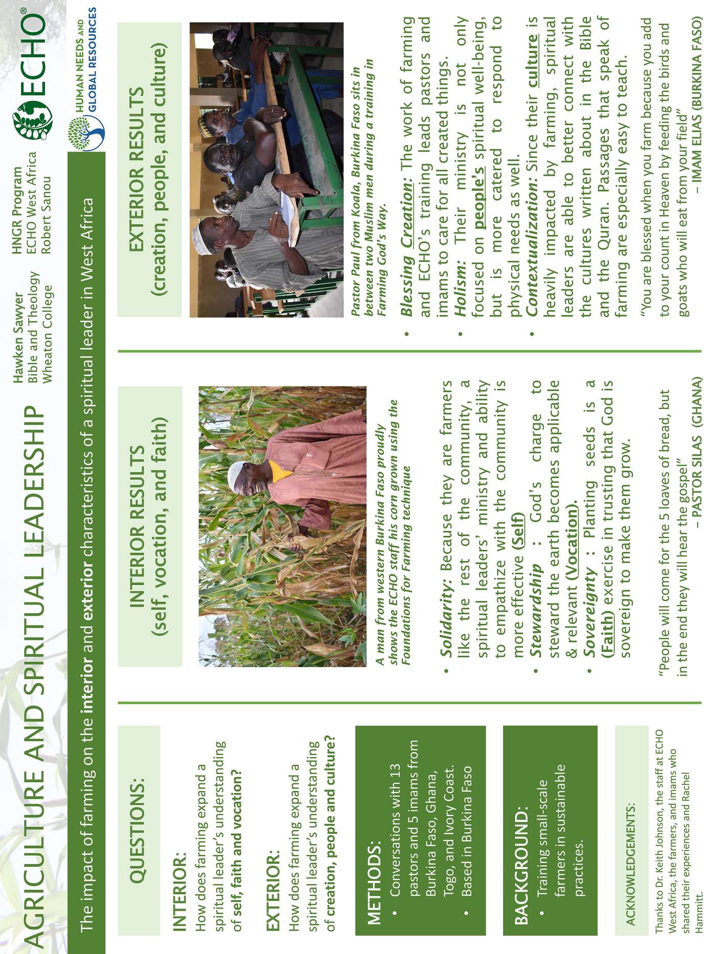 Research - Posters | ECHOcommunity.org