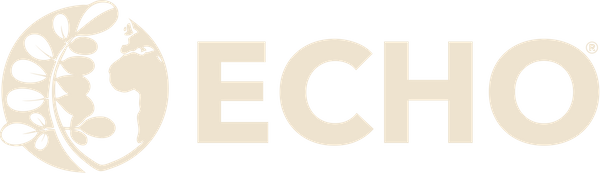 ECHO Logo Flat Light Brown Transparent | ECHOcommunity.org