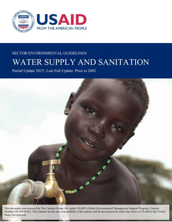 USAID SEG Water Supply & Sanitation | ECHOcommunity.org